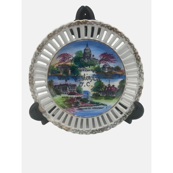 ACAPCO | Accents | Vintage Washington Dc Souvenir Plate Capitol ...